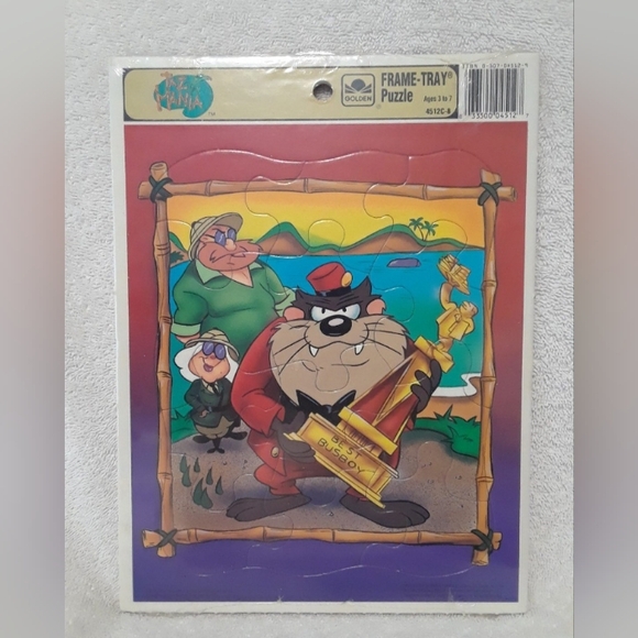 Warner Bros. | Other | Vintage Looney Tunes Busboy Frame Tray Puzzle ...